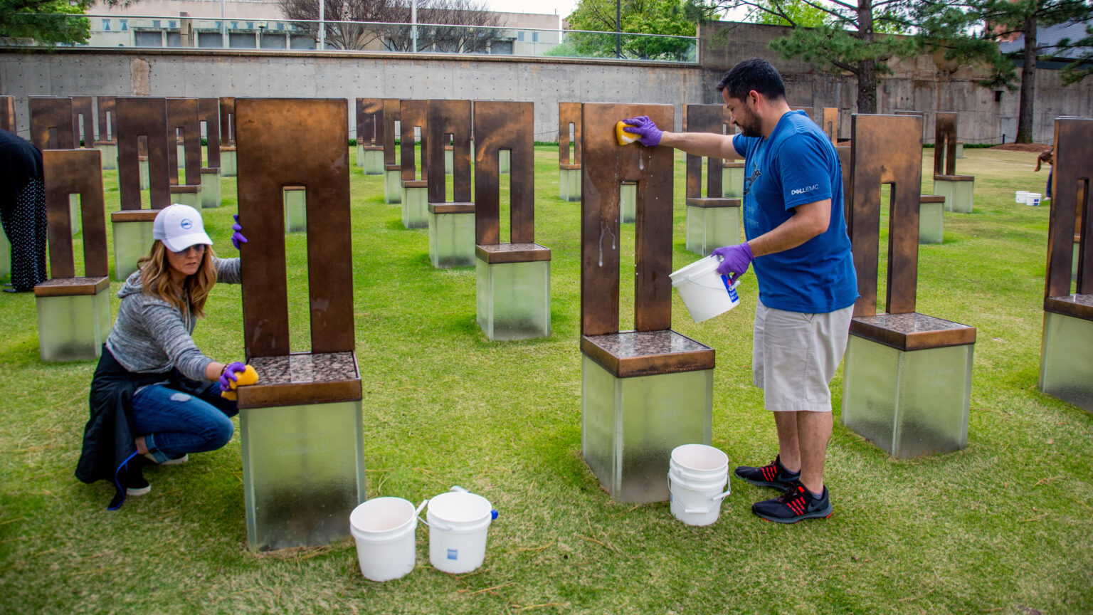 Bomb Crater – Oklahoma City National Memorial & Museum